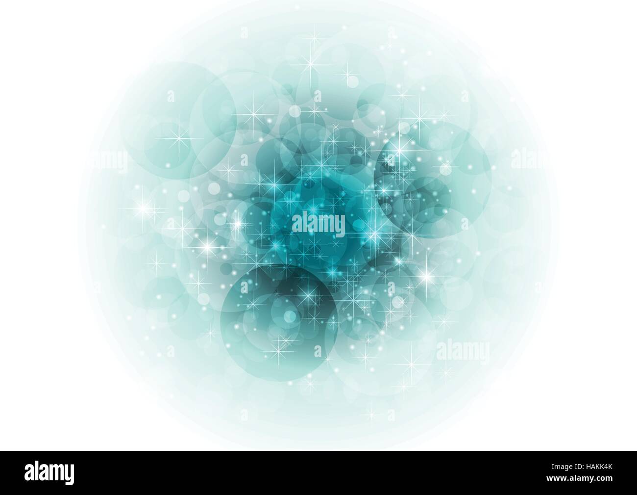 Turquoise bokeh sparkling abstract shiny background. Vector design ...