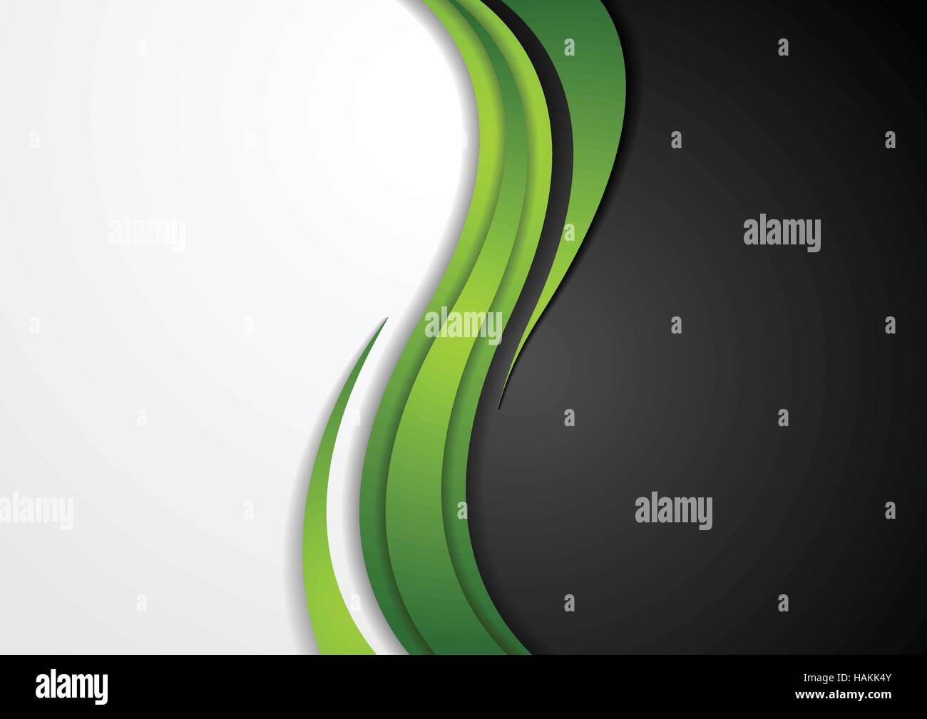 Abstract green black grey wavy background. Modern elegant waves vector ... Abstract green black grey wavy background. Modern elegant waves vector ...