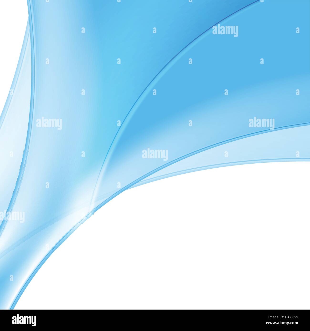 Abstract blue and white wavy background. Bright smooth waves vector ...