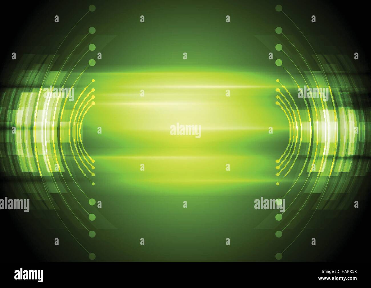 Green abstract technology background. Vector graphic design Stock ...