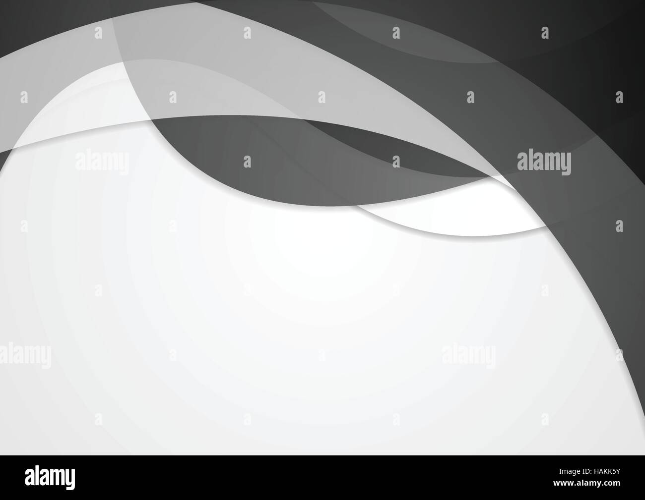 Abstract Dark Grey Wavy Background Elegant Waves Vector Design Stock