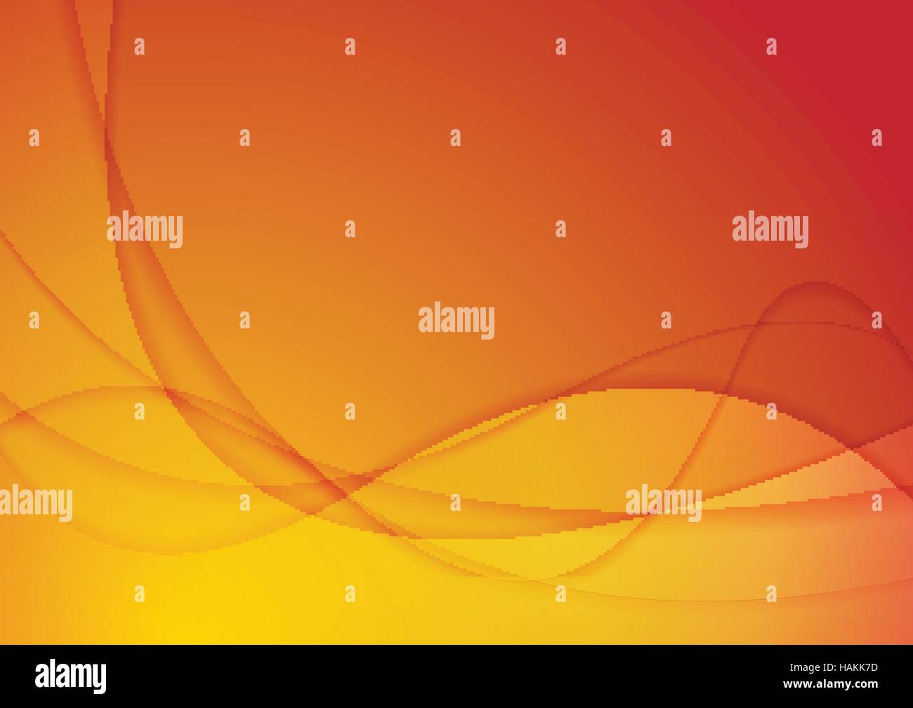 Bright abstract orange wavy background. Elegant waves vector design ...