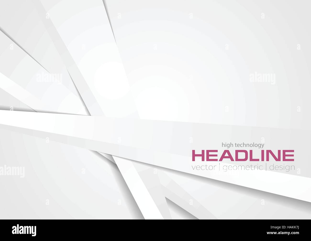Abstract light grey tech stripes background. Corporate vector design ...