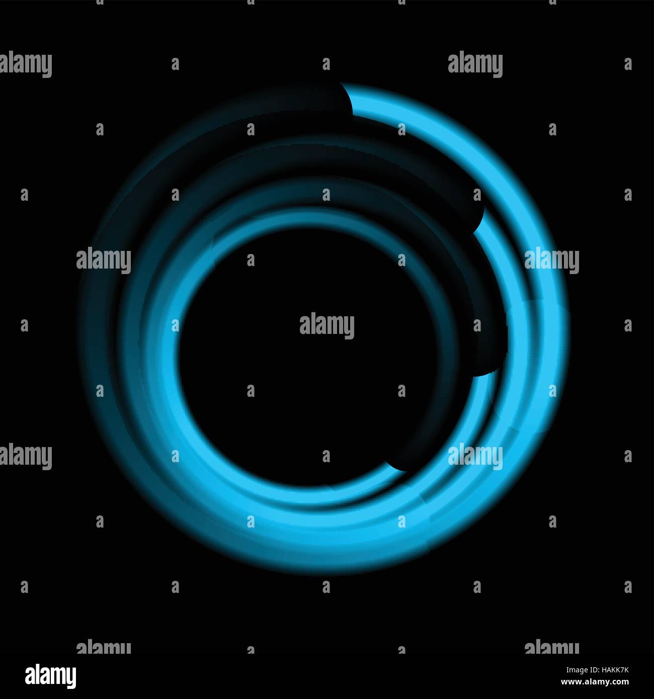 Abstract iridescent spiral shape Stock Vector Images - Alamy