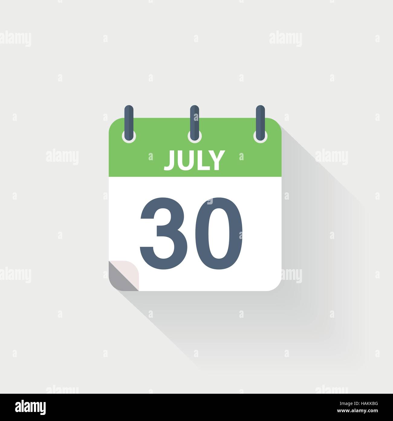 30 july calendar icon Stock Vector Image & Art - Alamy
