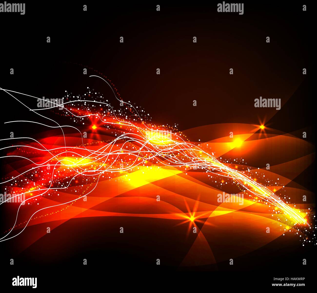 The mysterious starry space. Vector Illustration Stock Vector Image ...