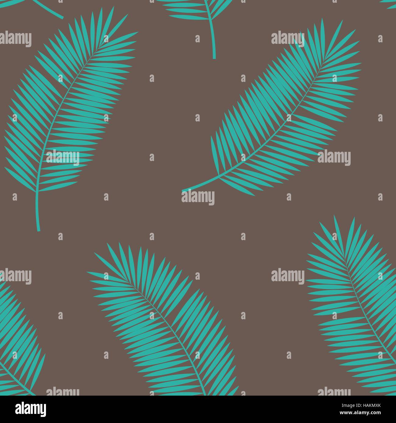 Palm Leaf Seamless Pattern Background. Vector Illustration Stock Vector ...