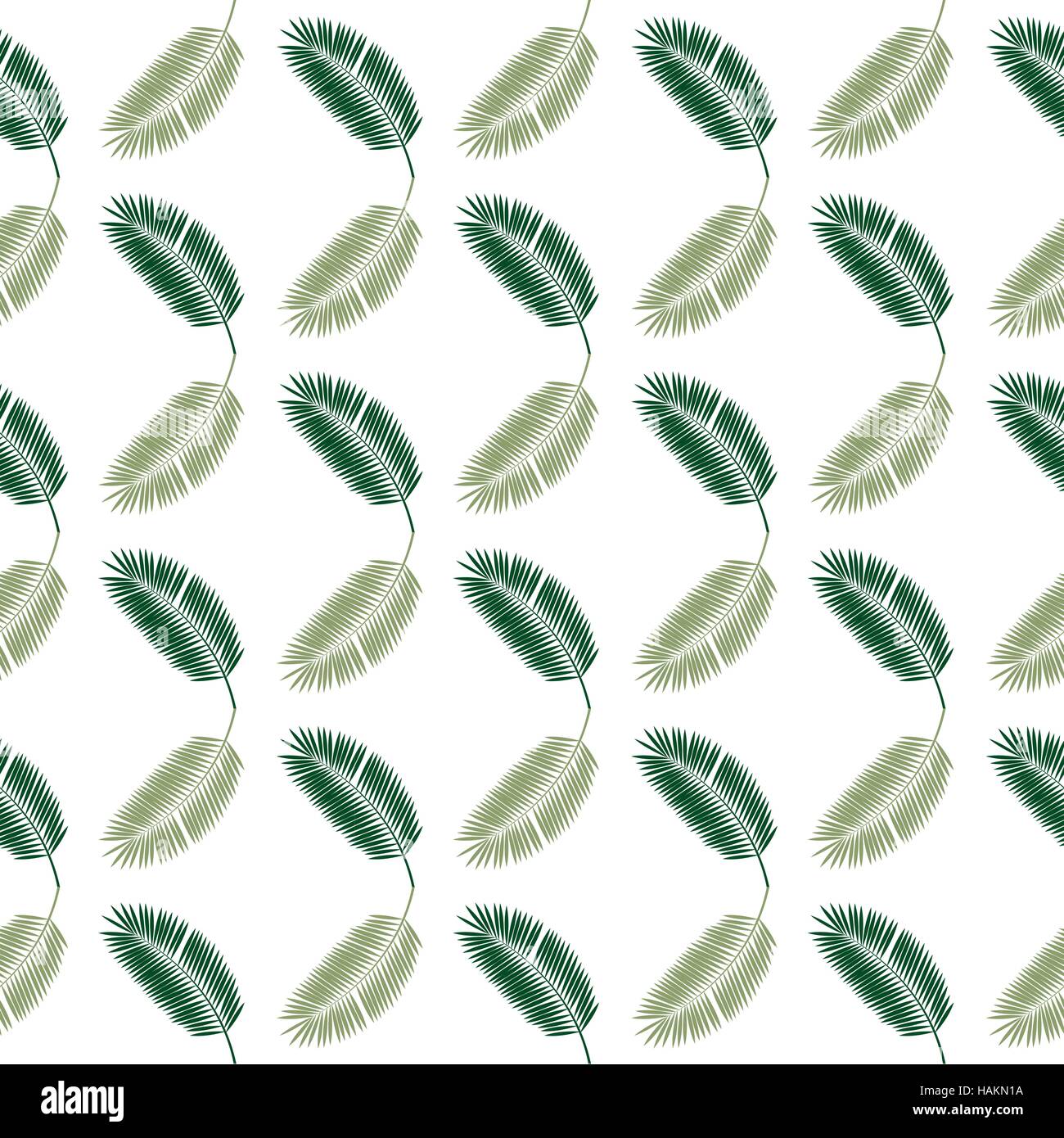 Palm Leaf Seamless Pattern Background. Vector Illustration Stock Vector ...