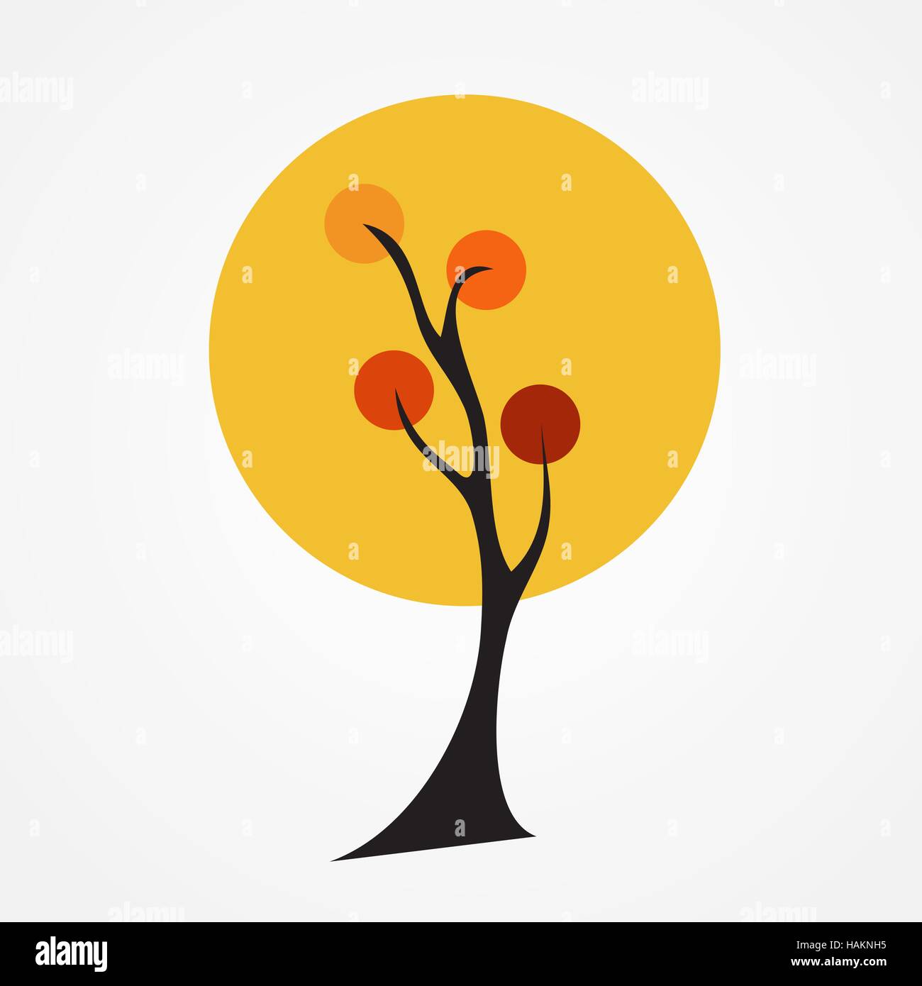 Autumn tree vector illustration Stock Vector Image & Art - Alamy