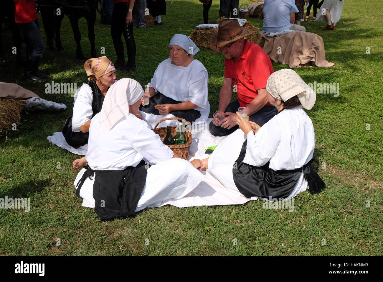 The harvest traditionally begins assembling villagers, singing and ...