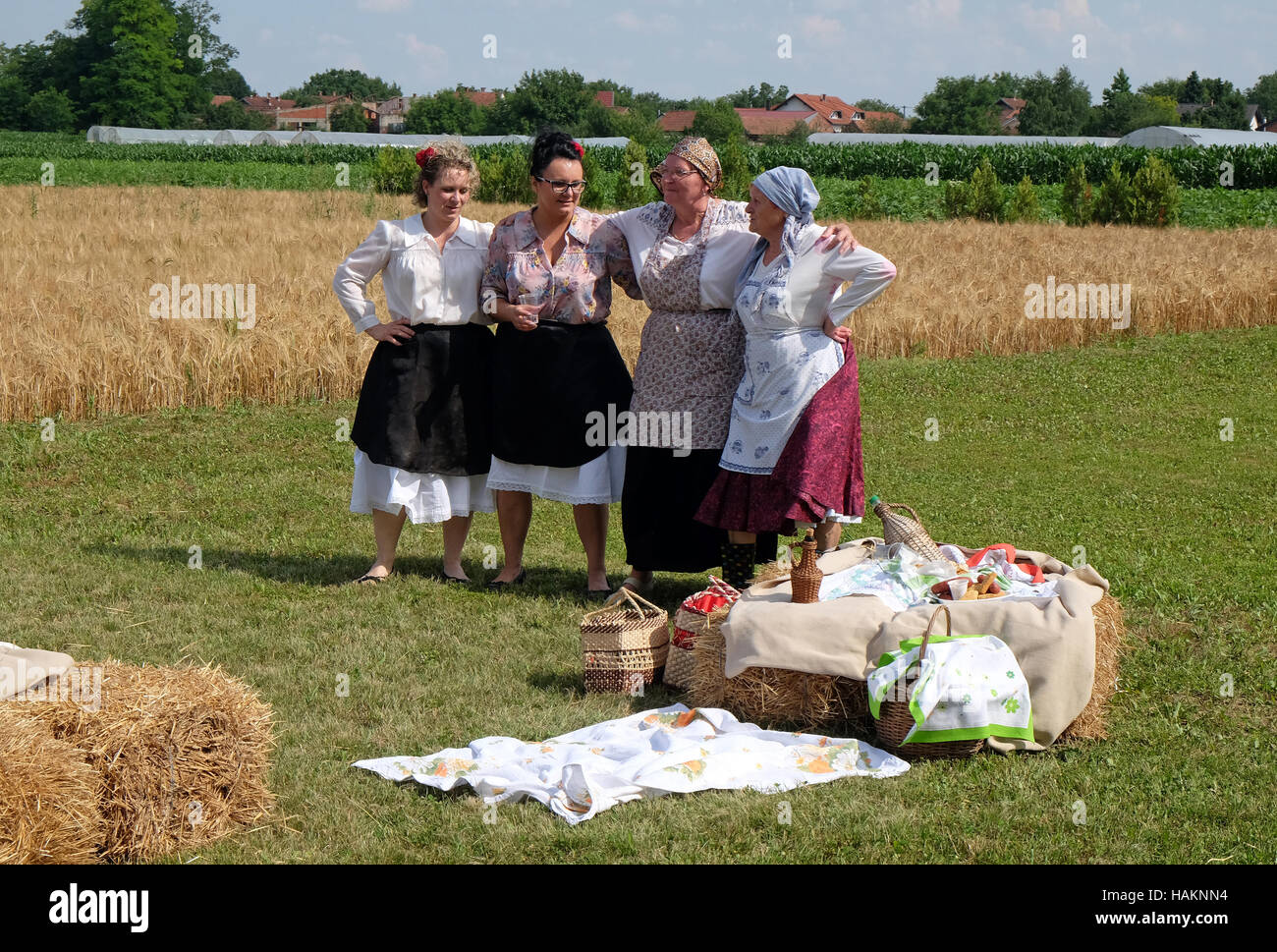 The harvest traditionally begins assembling villagers, singing and ...