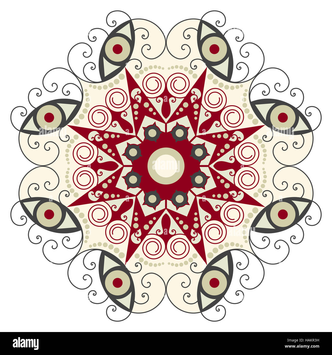 Colorful ethnic pattern. Vector element for design Stock Photo - Alamy