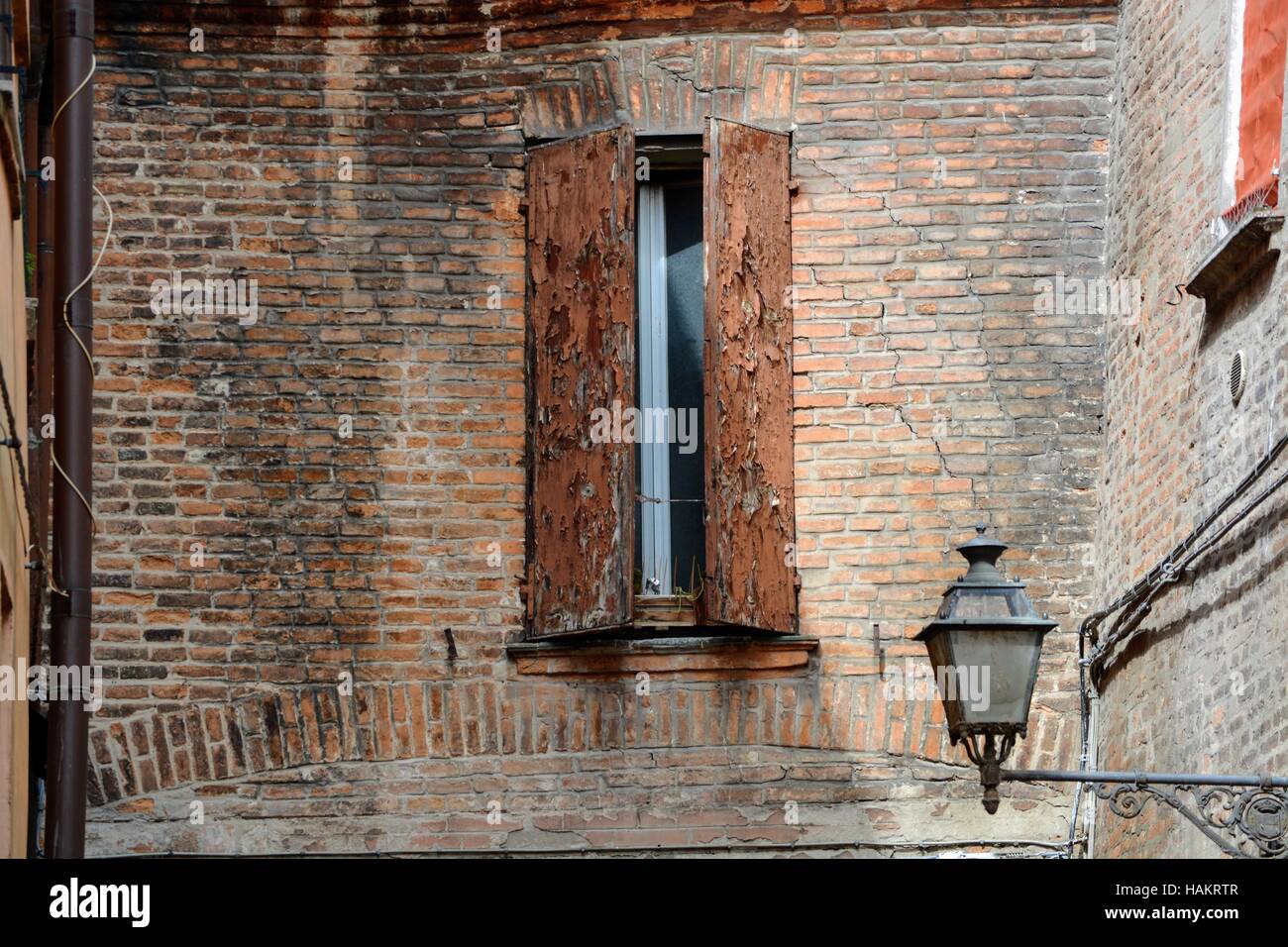 Old exterior blinds Stock Photo - Alamy