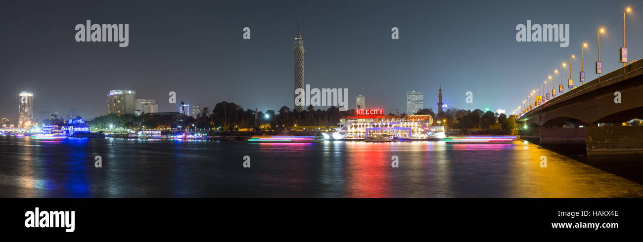 Cairo, Egypt - November 17, 2016: Panoramic view of the 6th October ...