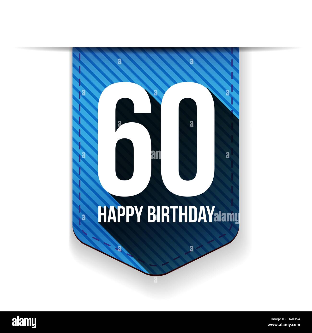 Happy birthday 60 sixty Cut Out Stock Images & Pictures - Alamy