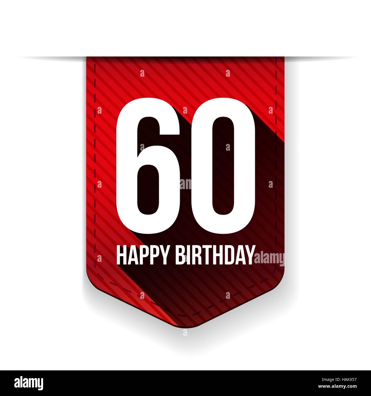 Happy birthday 60 sixty Cut Out Stock Images & Pictures - Alamy