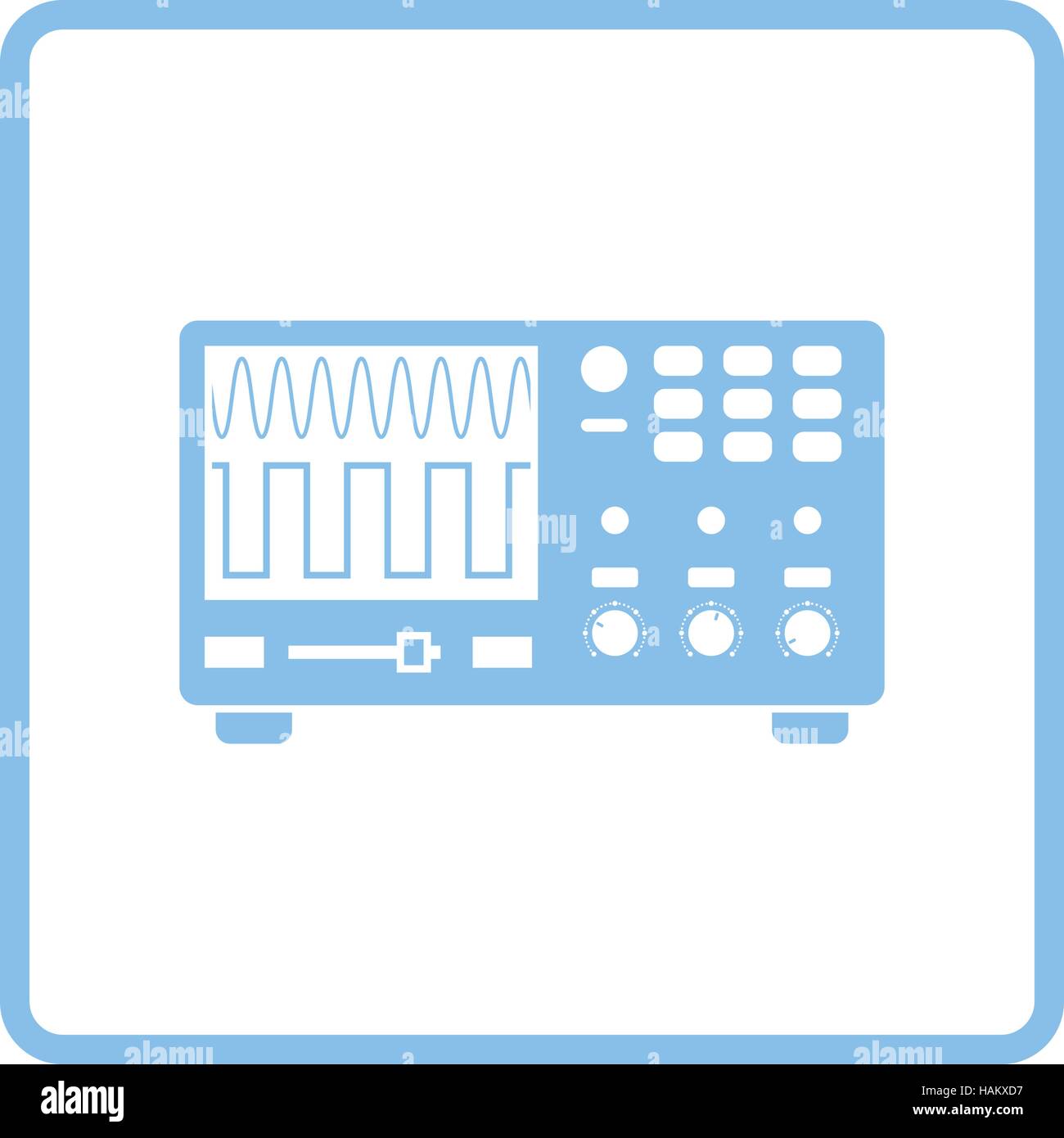 Digital oscilloscope Stock Vector Images - Alamy