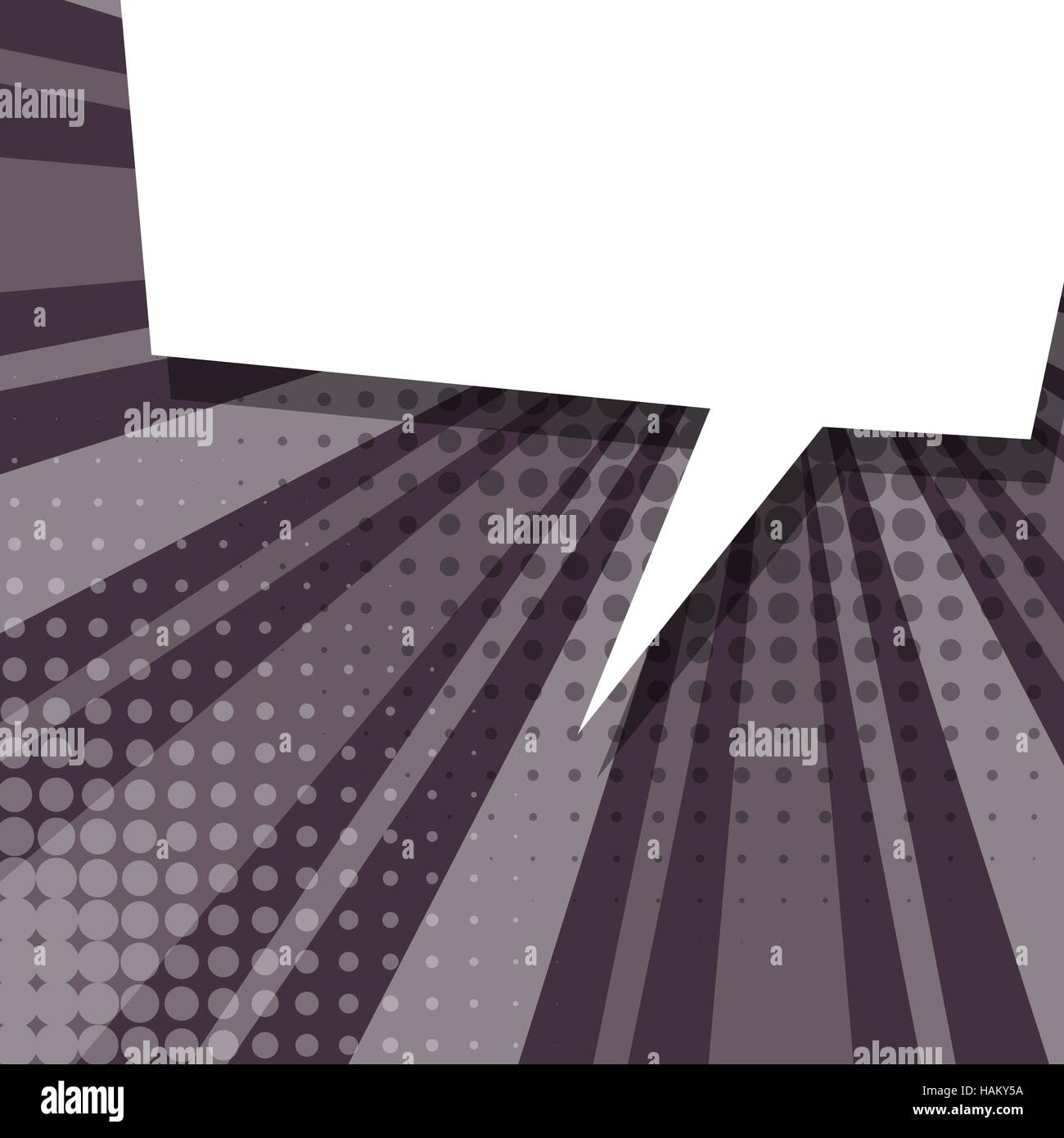 Blank comic text balloon template. Comic speech bubbles halftone dot ...