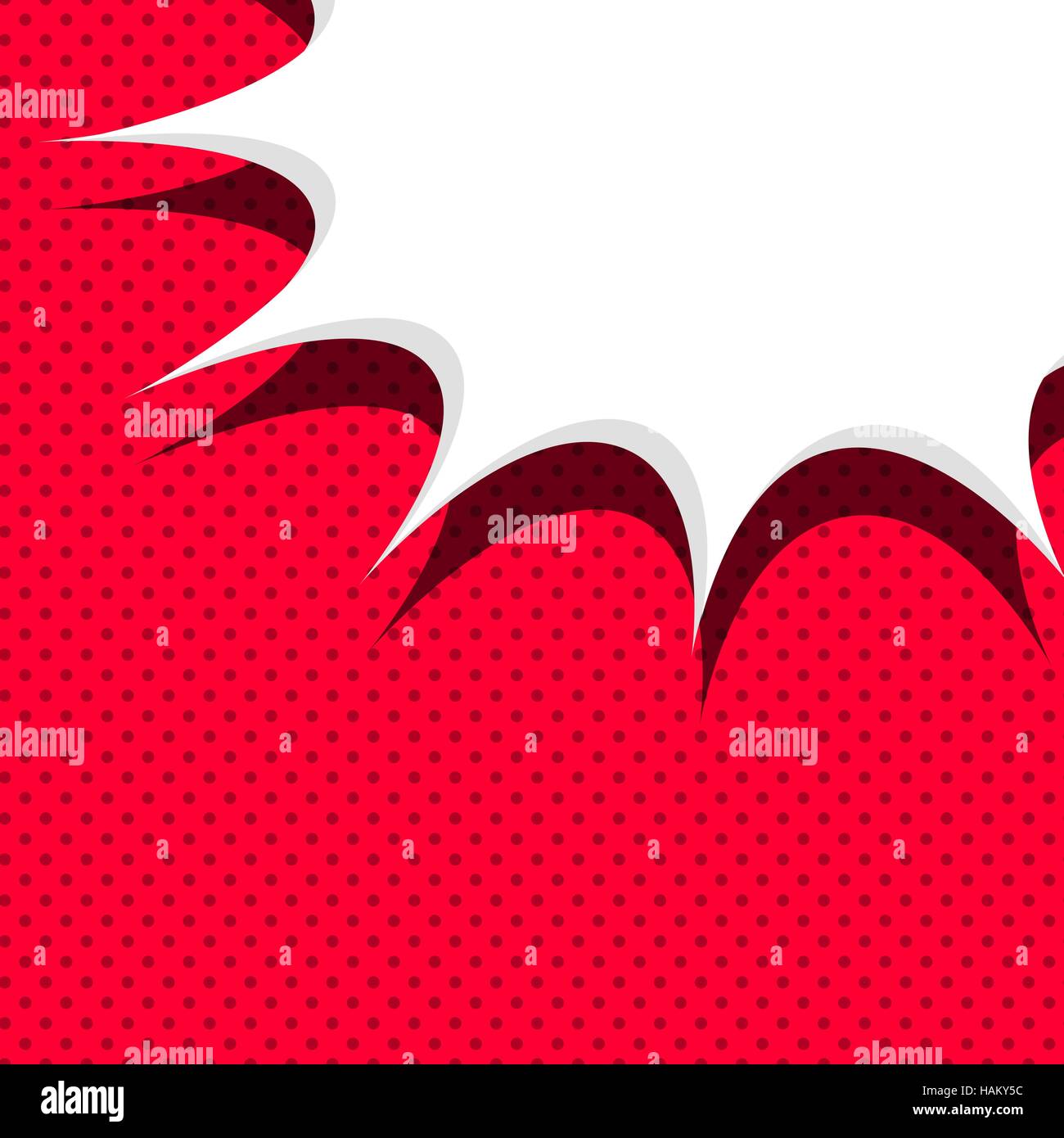 Blank comic text balloon template. Comic speech bubbles halftone dot ...