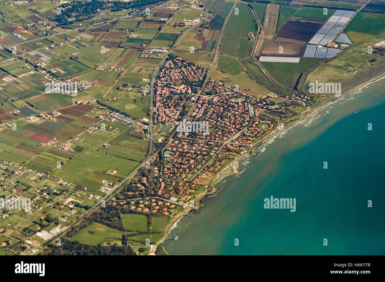Panorama of Italy from above Stock Photo - Alamy