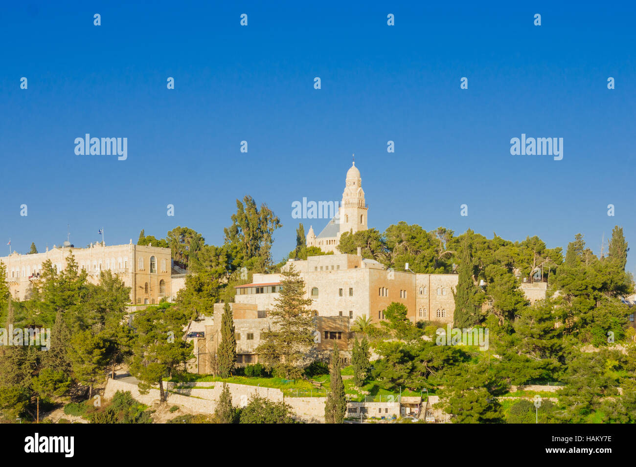View of Mount Zion, in Jerusalem, Israel Stock Photo - Alamy