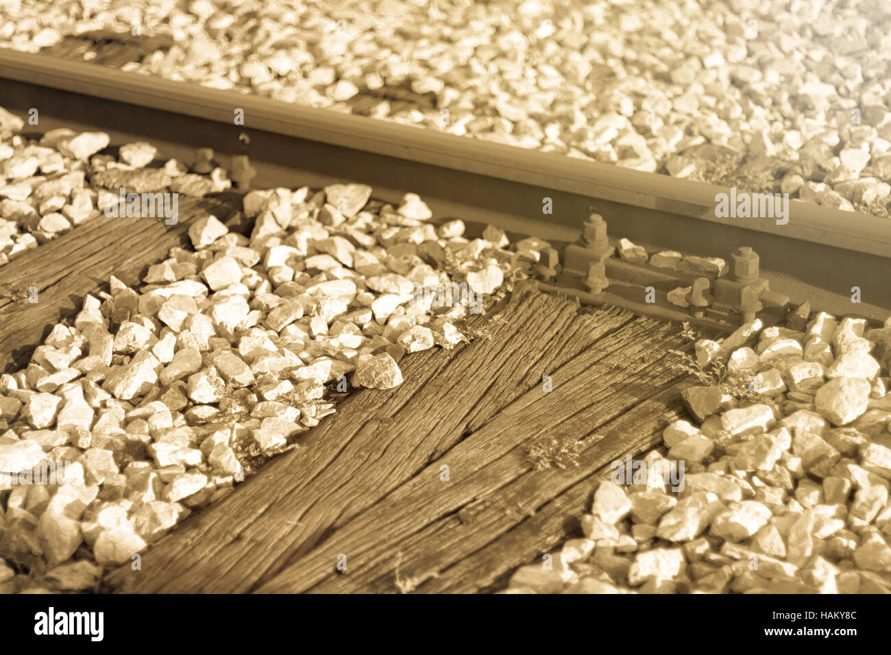 Detail of Railway railroad tracks for trains vintage. Vintage railroad ...