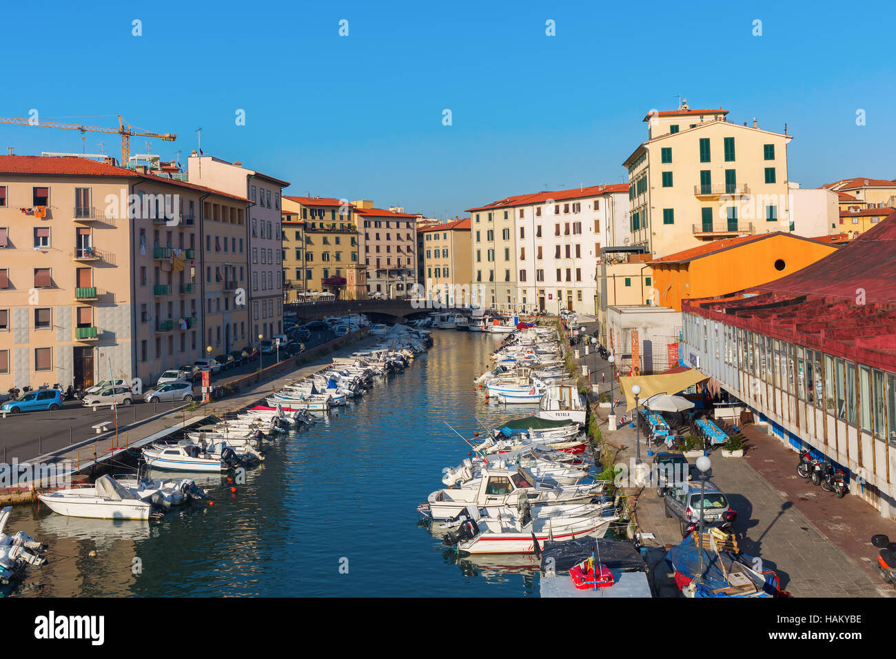 Harbour in livorno tuscany hi-res stock photography and images - Alamy