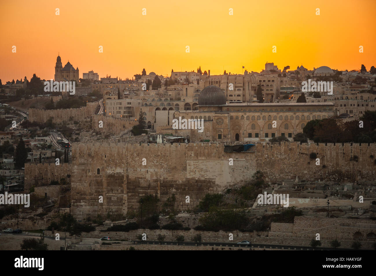 Jerusalem cityscape hi-res stock photography and images - Alamy