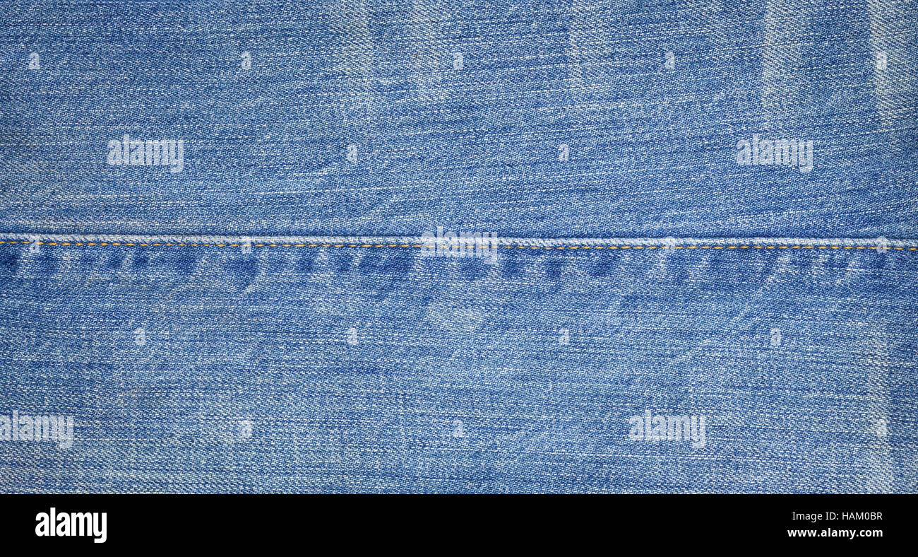 closeup of denim jeans texture with seams Stock Photo - Alamy