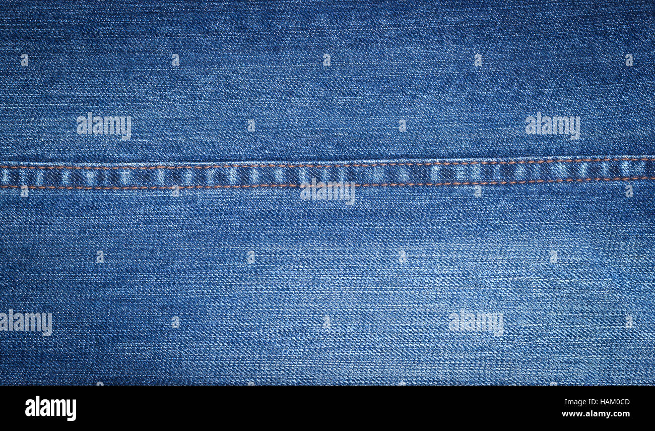 closeup of denim jeans texture with seams Stock Photo - Alamy