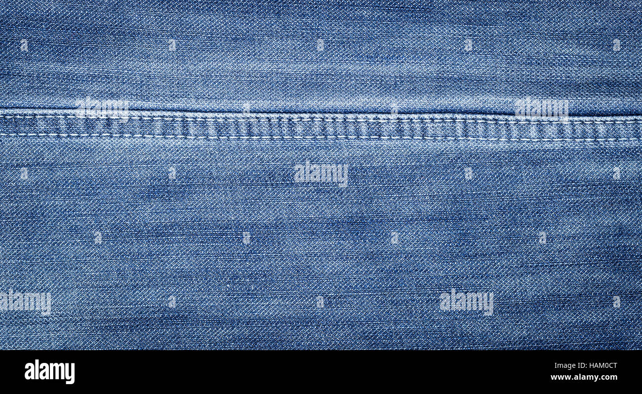 closeup of denim jeans texture with seams Stock Photo - Alamy
