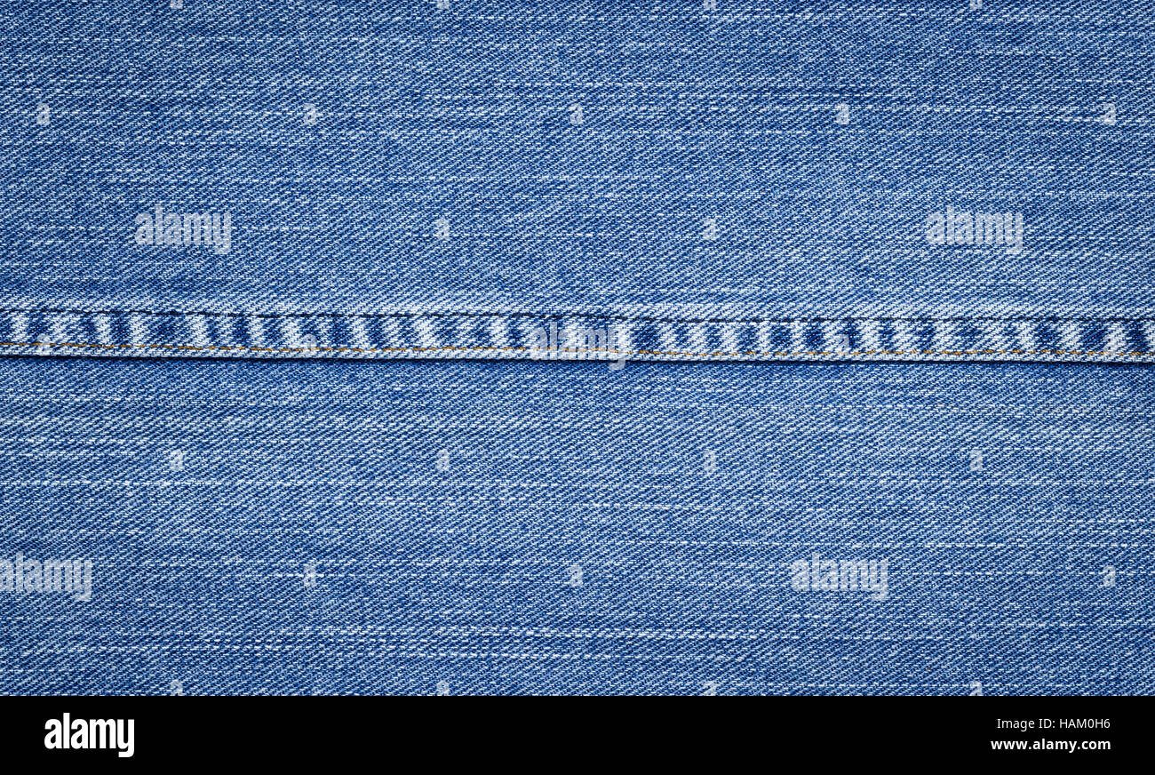 closeup of denim jeans texture with seams Stock Photo - Alamy