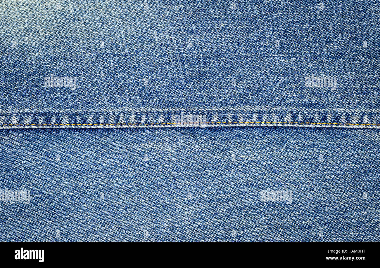 closeup of denim jeans texture with seams Stock Photo - Alamy