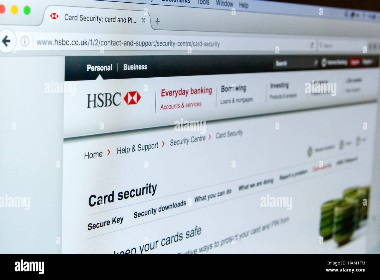 Hsbc mobile banking hi-res stock photography and images - Alamy