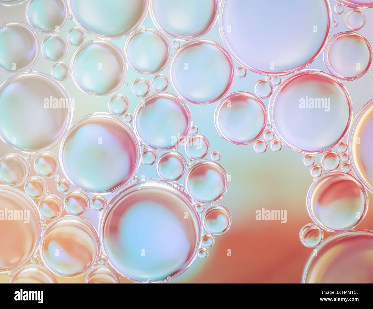 water bubbles abstract light illumination Stock Photo - Alamy