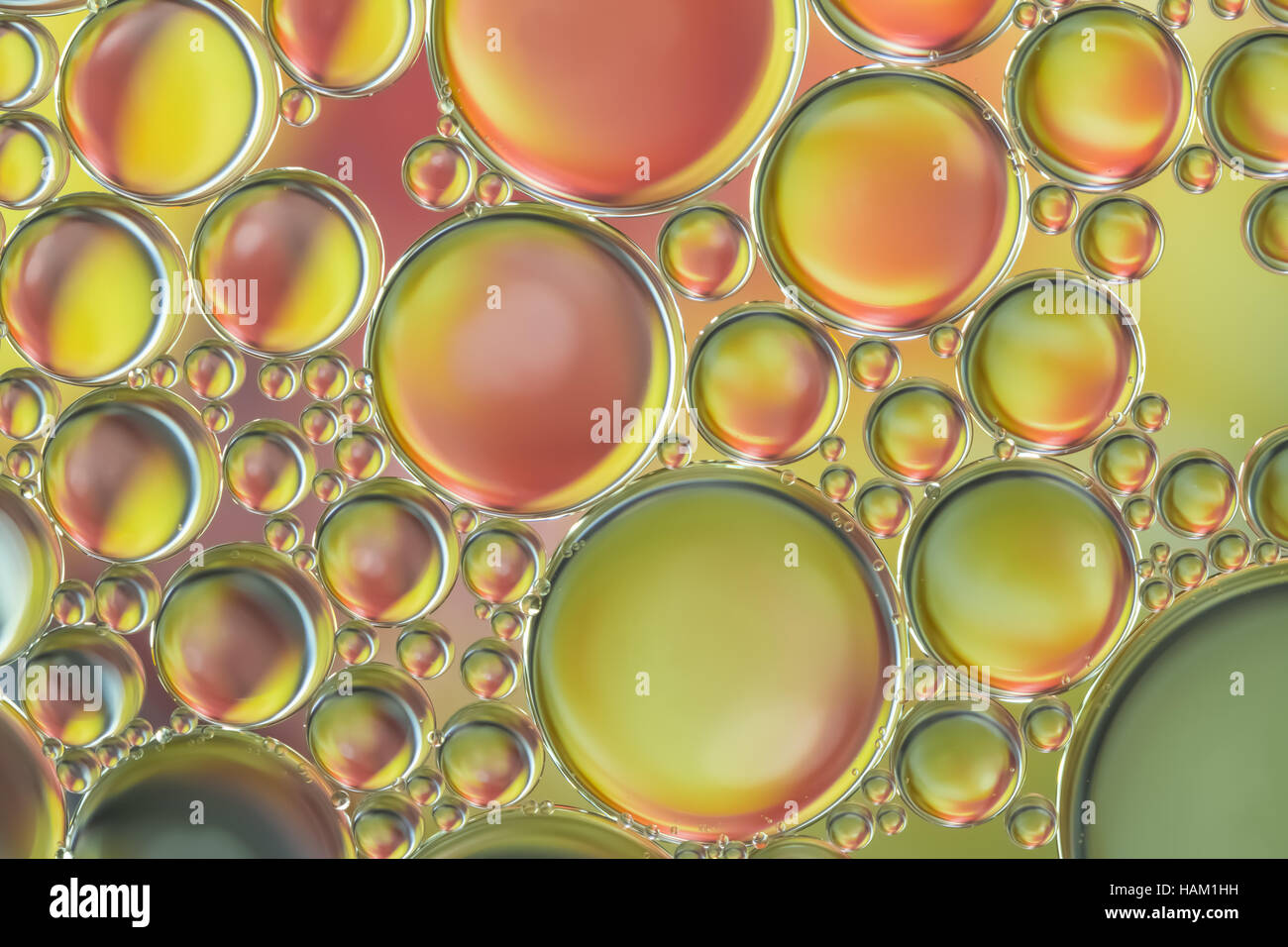 water bubbles abstract light illumination Stock Photo - Alamy
