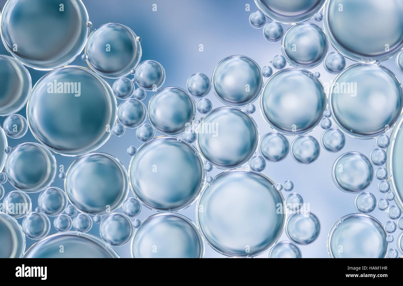 water bubbles abstract light illumination Stock Photo - Alamy