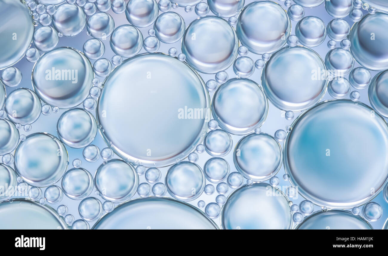 water bubbles abstract light illumination Stock Photo - Alamy