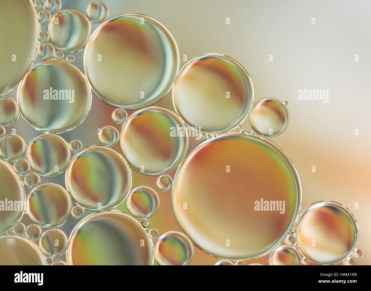 water bubbles abstract light illumination Stock Photo - Alamy