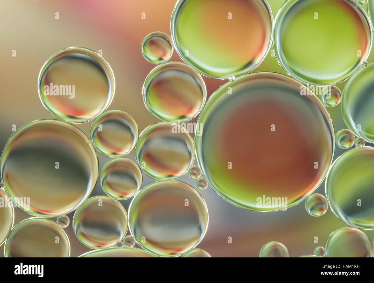 water bubbles abstract light illumination Stock Photo - Alamy