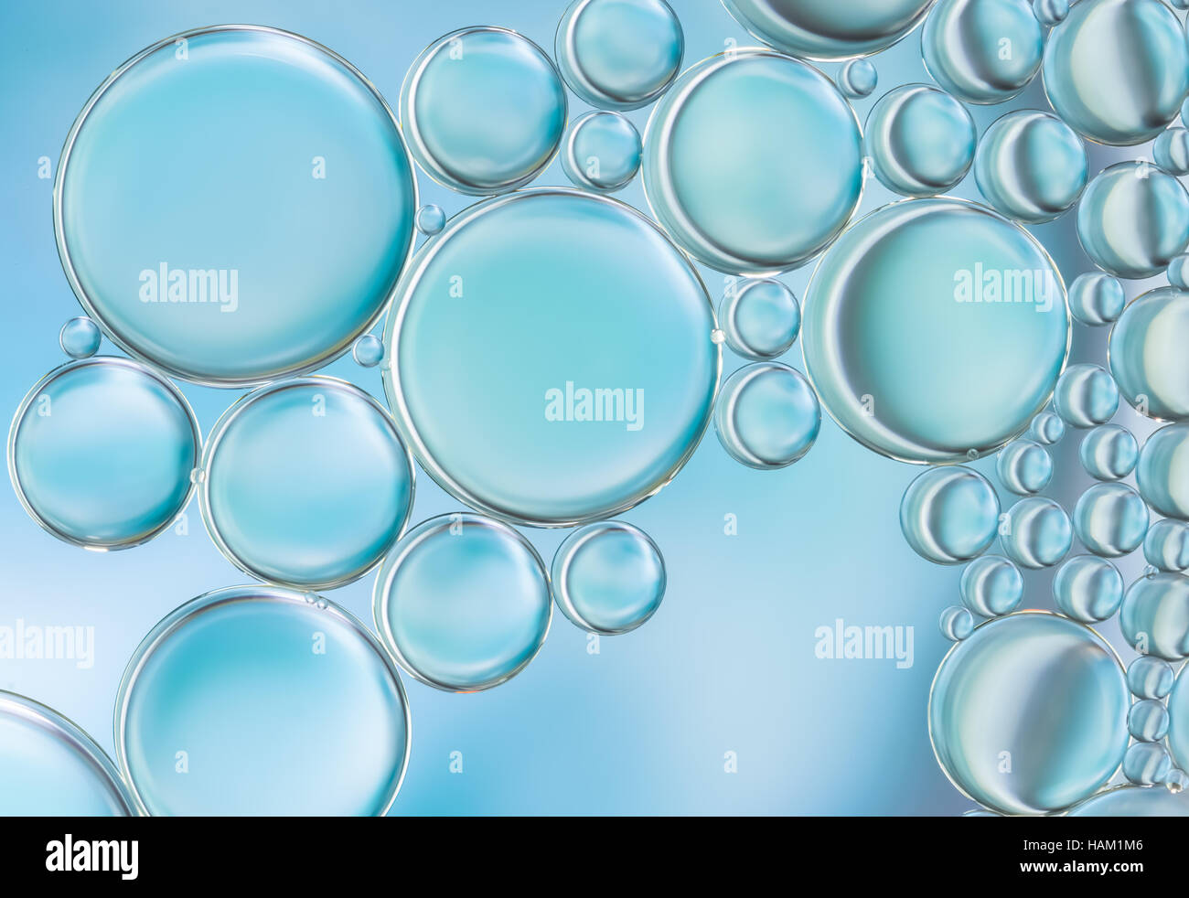 water bubbles abstract light illumination Stock Photo - Alamy