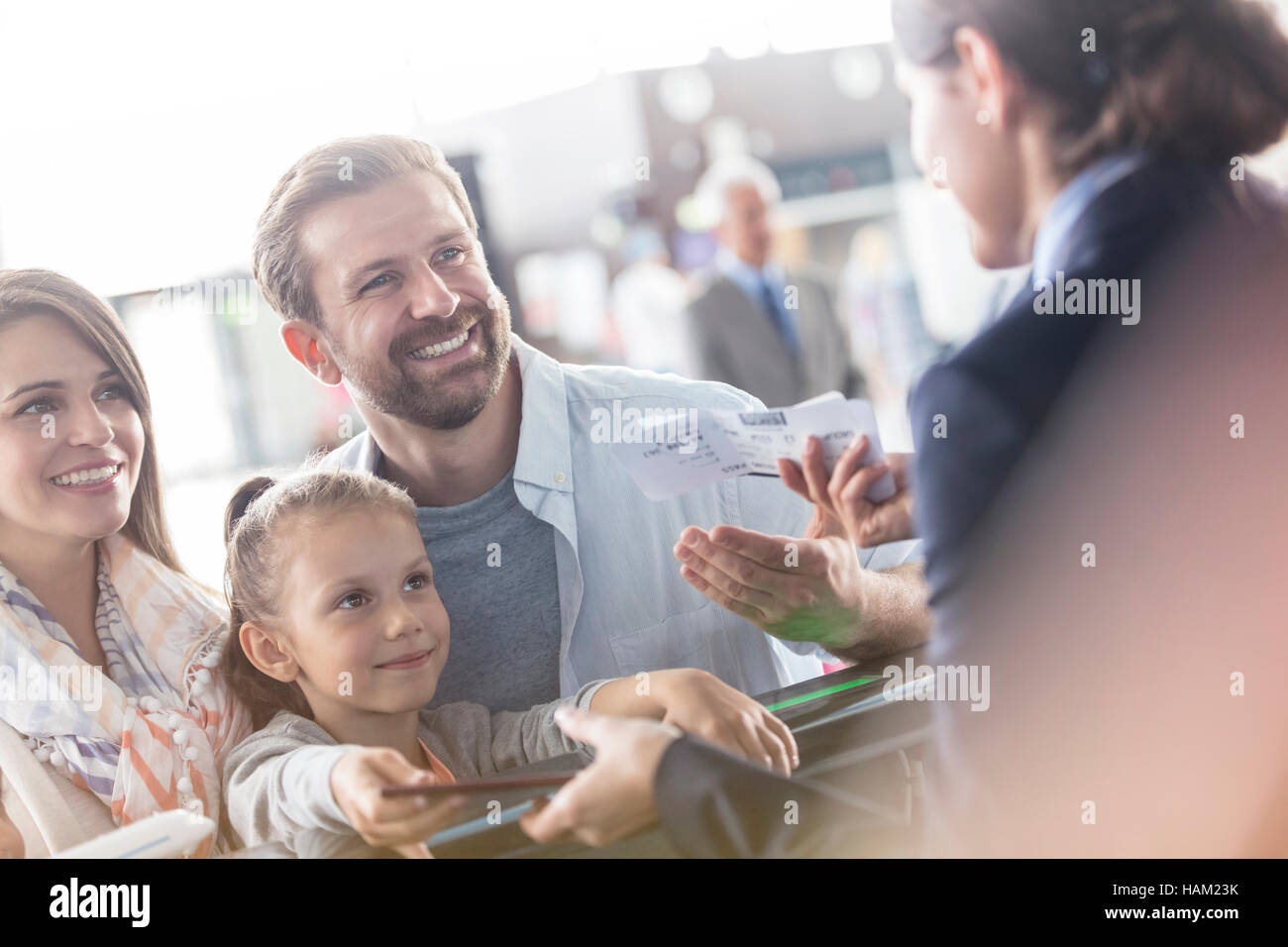 Ticket counter family hi-res stock photography and images - Alamy