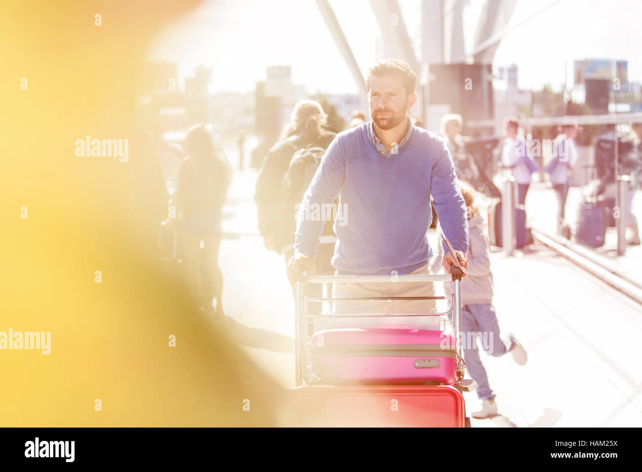 Man pushing the cart hi-res stock photography and images - Alamy