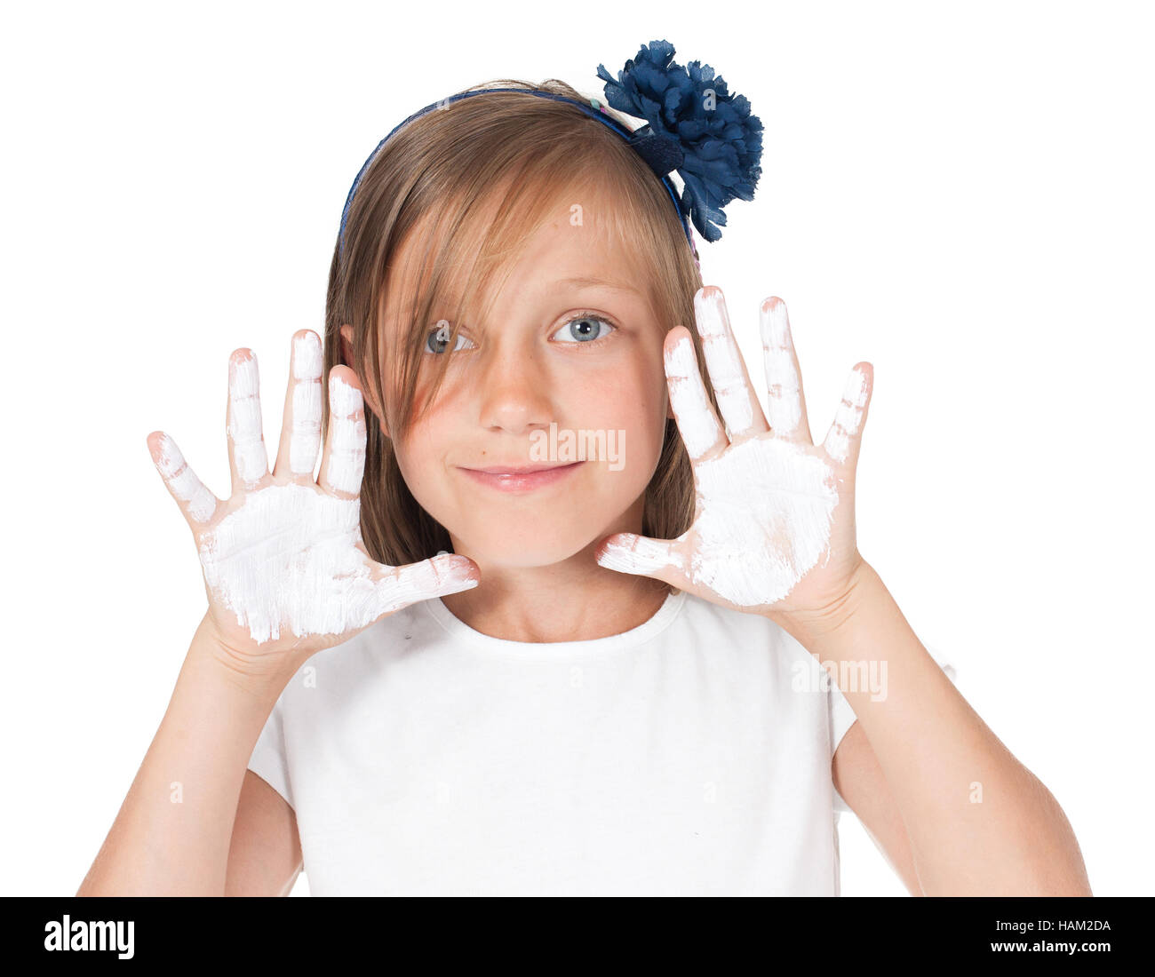 Painted palms hi-res stock photography and images - Alamy