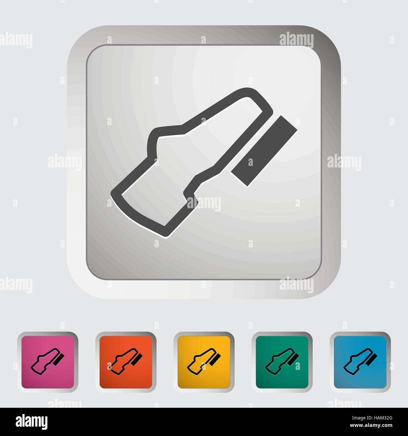 Adjustable pedal. Single icon. Vector illustration Stock Vector Image ...