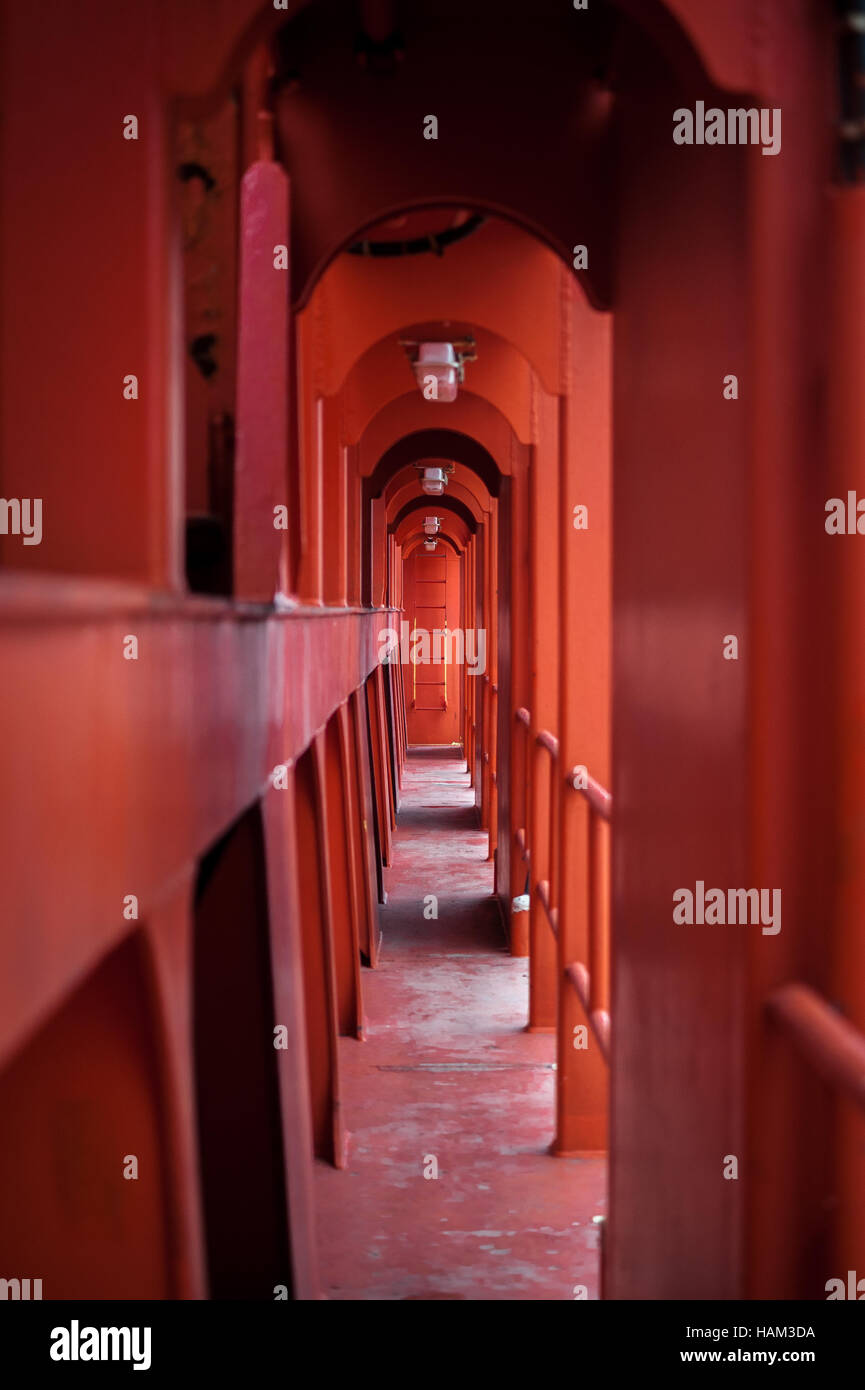 Long Red Walk Stock Photo - Alamy