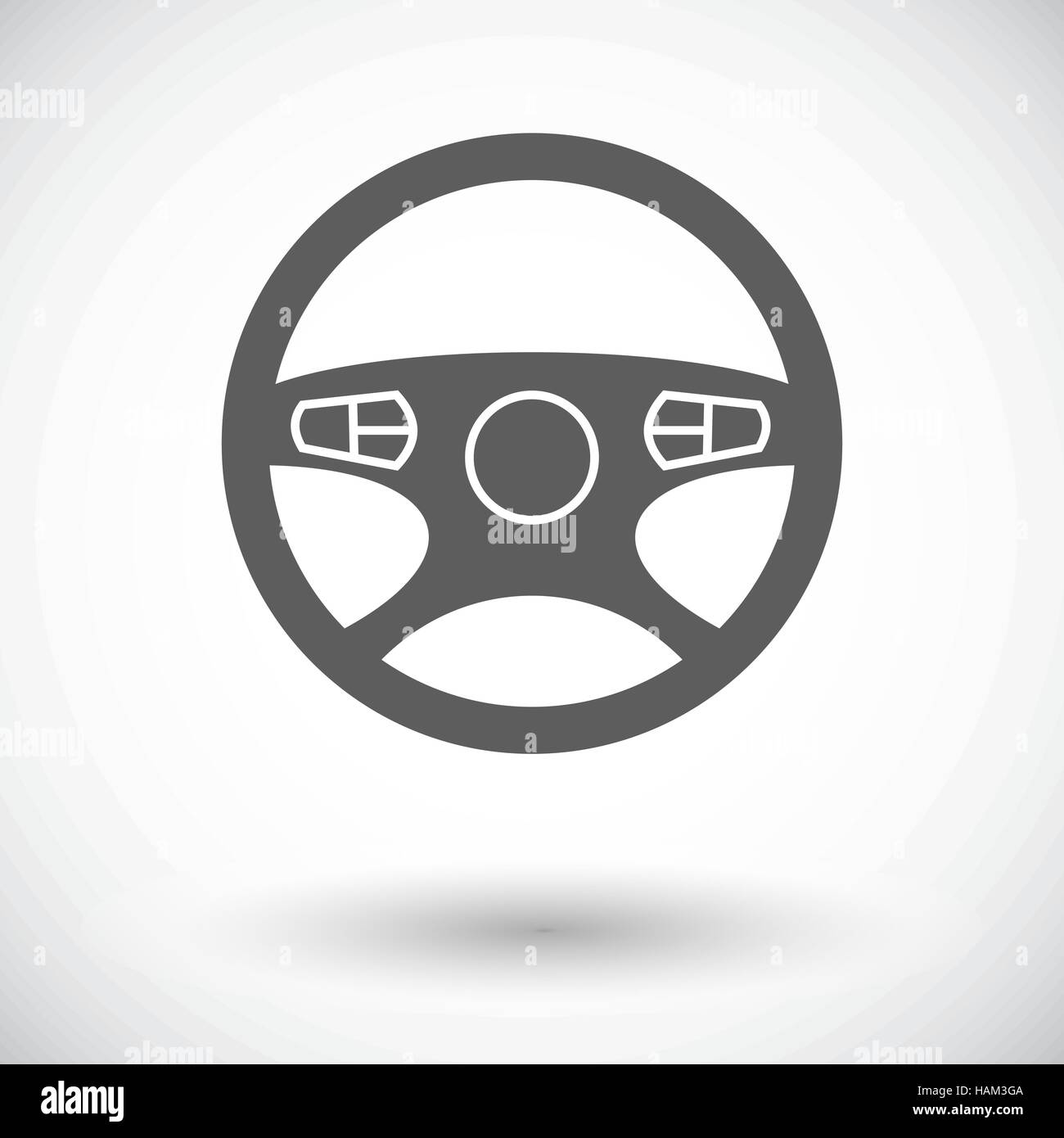 Car Steering Wheel icon Stock Vector Image & Art - Alamy