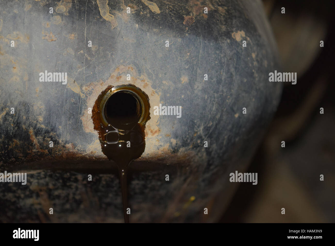 Drain the old oil from the engine through the drain plug. Changing the ...