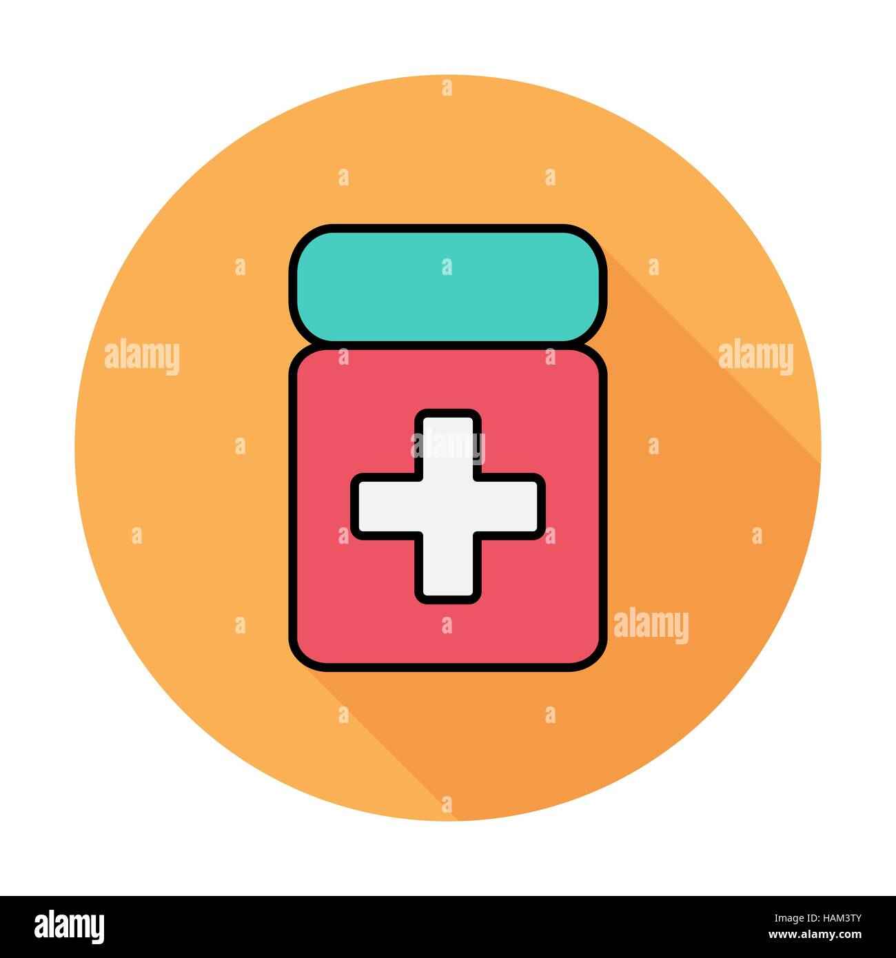 Drug icon. Line flat vector related icon for web and mobile ...