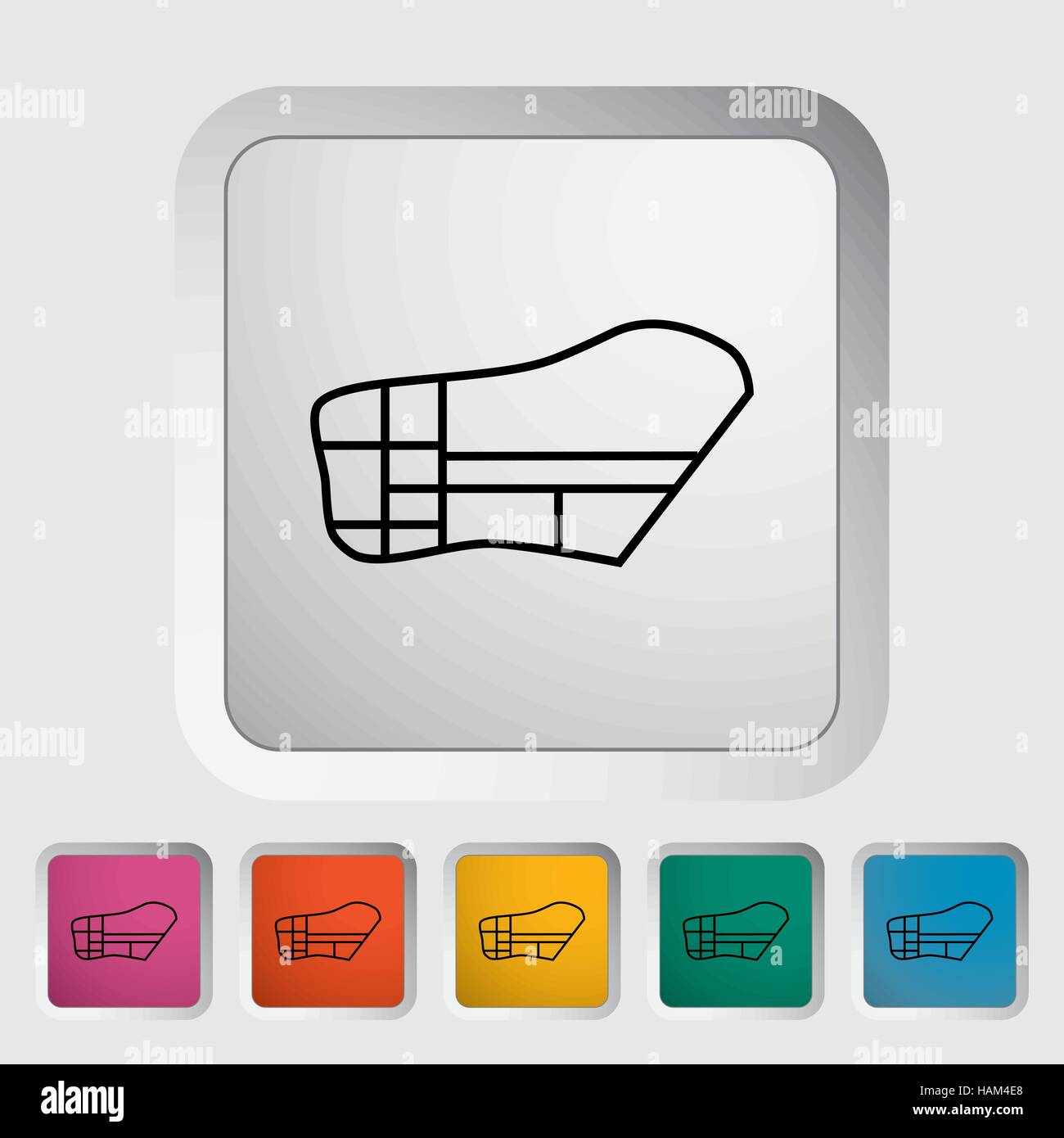 Muzzle icon. Line flat vector related icon for web and mobile ...